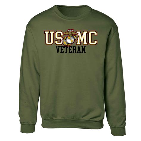 Bold Usmc Veteran Sweatshirt Sgt Grit