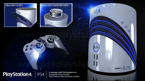 New Ps4 Concept Design By Tamar Fleisher Version 1 Ps4 Console Concept Design Console