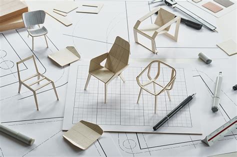 디자이너 스케치 드로잉 디자인 개발 제품 계획 초안 의자 윙백 인테리어 가구 프로토 타입 제조 생산 디자이너 스튜디오 컨셉