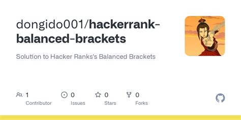 Github Dongido001hackerrank Balanced Brackets Solution To Hacker