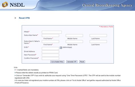 How To Reset I Pin Password For Nps Cps Pran Account Watch Video Ts