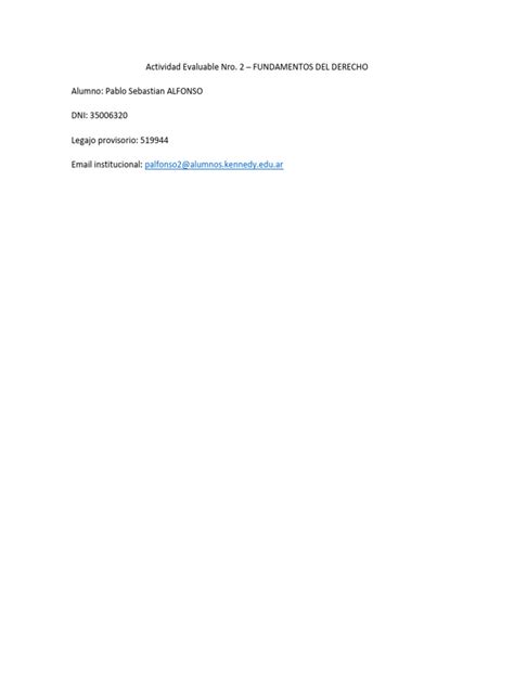 Actividad Evaluable Nro 2 Rv Pdf Protección Al Consumidor Los