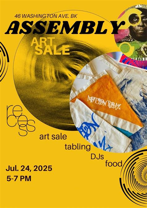 Recess Assembly Art Sale Recess