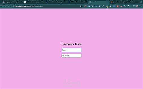 Get Color Name From Hex Color مستقل