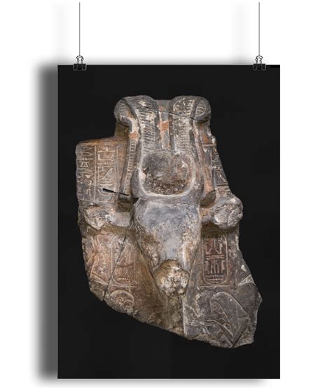 Hathor Poster Of The Ancient Egyptian Goddess Unique Wall Art