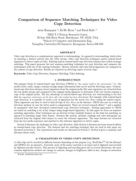 Sequence Matching Techniques Pdf Receiver Operating Characteristic