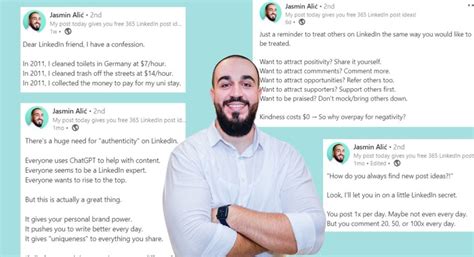 Jasmin Je 1 Linkedin Kreator Na Svijetu Nemojte Pisati Tek Tako Da