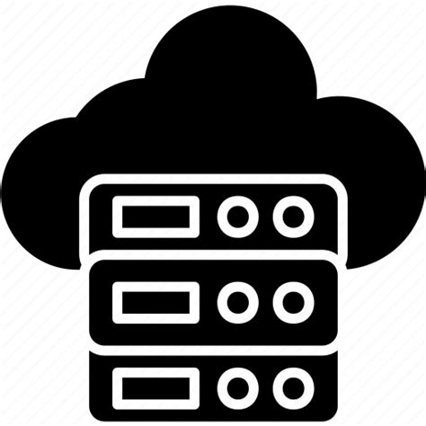 Cloud Data Iaas Infrastructure Service Server Storage Icon Download On Iconfinder