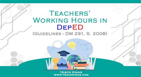 Teachers Working Hours In Deped Guidelines Teach Pinas
