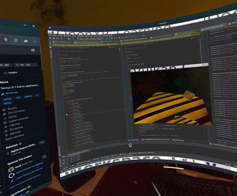 quest headsets can be x11 forwarded to using termux r virtualreality linux