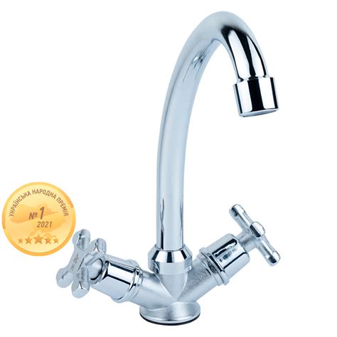 Смеситель QN 1/2" для кухни эконом на шпильке AQUATICA QN-2B158C ...