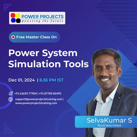 Free Masterclass On Power System Simulation Tools Etap Pscad Pss®e Digsilent And More 🔗