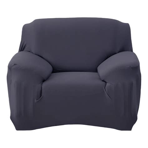 Cubre Sofa Elastico Elastizado Funda 1 Cuerpo Plaza Variante Color Gris Oscuro Atrix