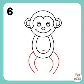How To Draw A Monkey Fun With Mama