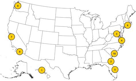 Nsl Chapters Map 1 Naval Submarine League
