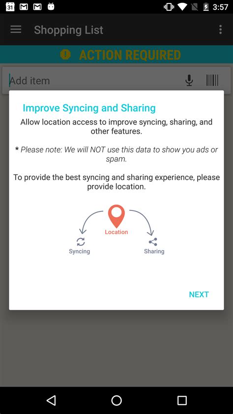 Location Permission For Android Devices Out Of Milk Help Center