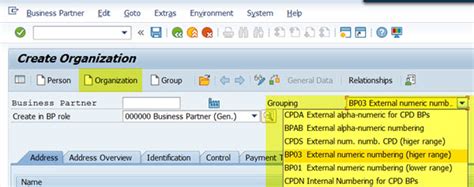 Solved Where Can I See The Business Partner Grouping Of M Sap