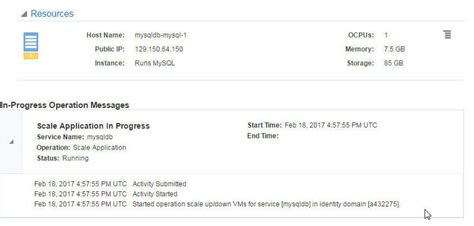 oracle mysql cloud service on oracle cloud platform