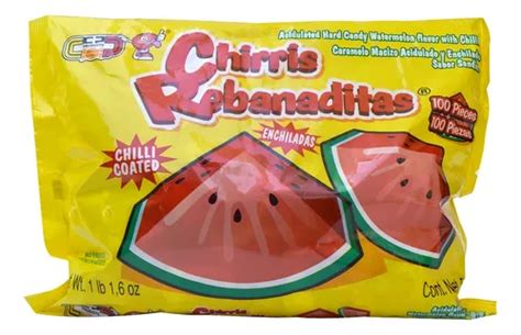 Cp Products Chirris Caramelo Macizo Sandía Con Chile Unidad 1
