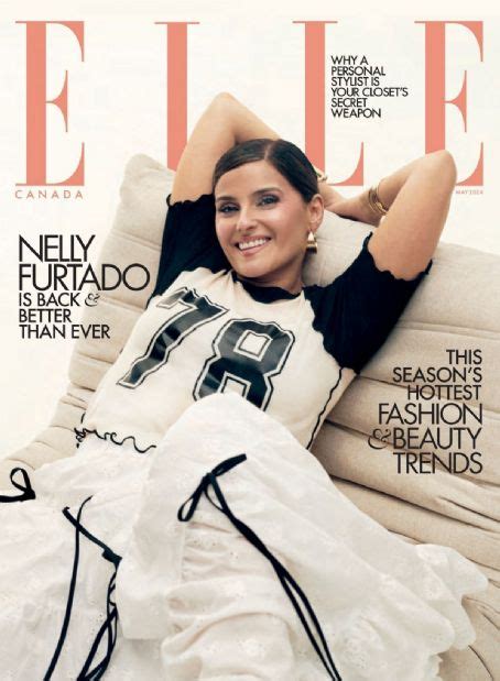 Nelly Furtado Elle Magazine May 2024 Cover Photo Canada