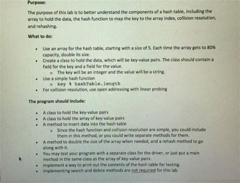 Solved Purpose The Purpose Of This Lab Is To Better