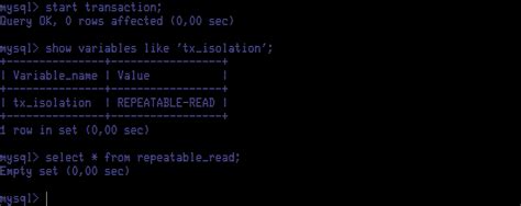 Understanding Mysql Isolation Levels Repeatable Read