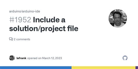 include a solution project file · issue 1952 · arduino arduino ide · github