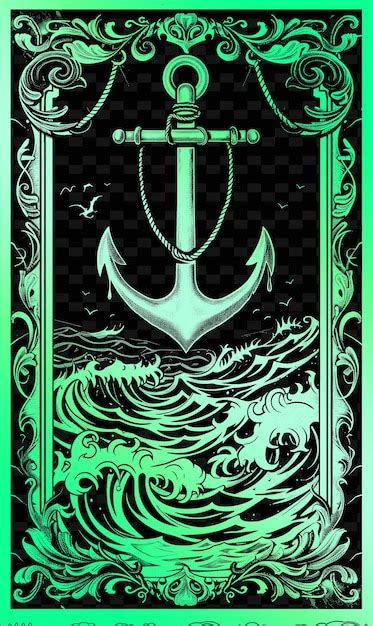 Png Ocean Postcard Design With Nautical Frame Style Design Decor Outline Arts Scribble