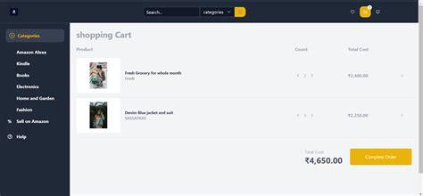 Github Khan632amazon Clone 20 Not Fully Functioned Amazon Clone