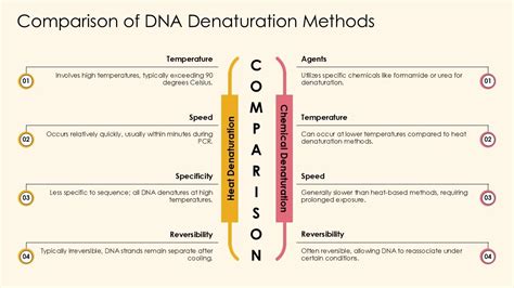 Comparison Of Dna Denaturation Methods Ppt Mockup Acp Ppt Slide