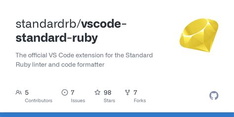 GitHub Standardrb Vscode Standard Ruby The Official VS Code