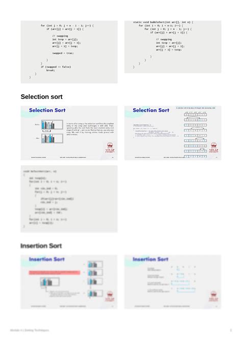 Solution Dsa Sorting Techniques Studypool