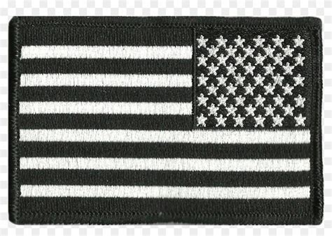 1024 X 1024 8 Black And White Reversed Flag Patch Clipart 25123