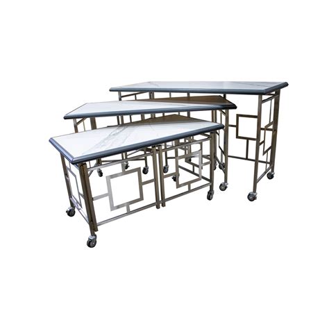 Evo Nesting Tables Lions Wood