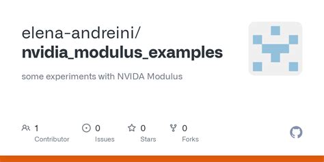 Github Elena Andreini Nvidia Modulus Examples Some Experiments With Nvida Modulus