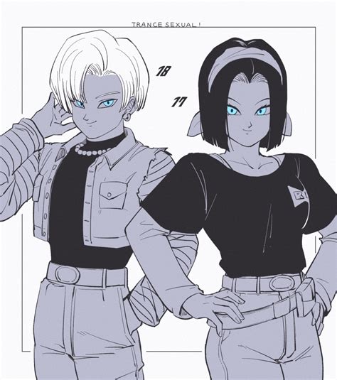 Naraku Zg8w5 Android 17 Android 18 Dragon Ball Dragonball Z Commentary Request Highres