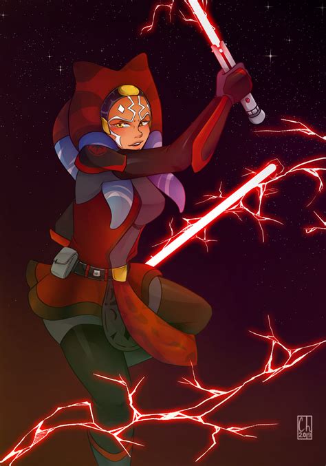 Togruta Dark Ahsoka Tano By Chyche On Deviantart