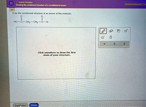 Organic Chemistry Drawing The Condensed Structure Of A Constitutional