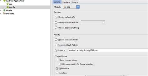 android tv not starting correct activity stack overflow