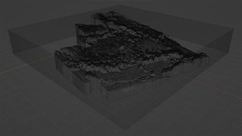 I Have A Vertex Group That I Extruded Downward Sliced Clean At The