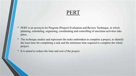 36 Difference Between CPM And PERT Pptx