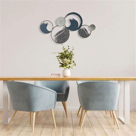 Lark Manor™ Modern 3d Metal Wall Decor Inspired By Ocean Waves Wayfair