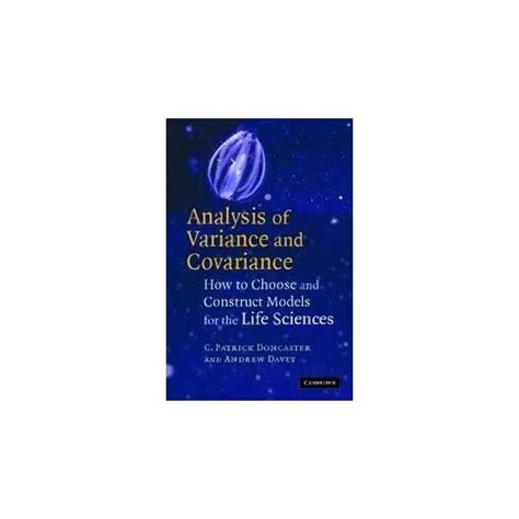 Analysis Variance Covariance How To Choose Construct Models For L