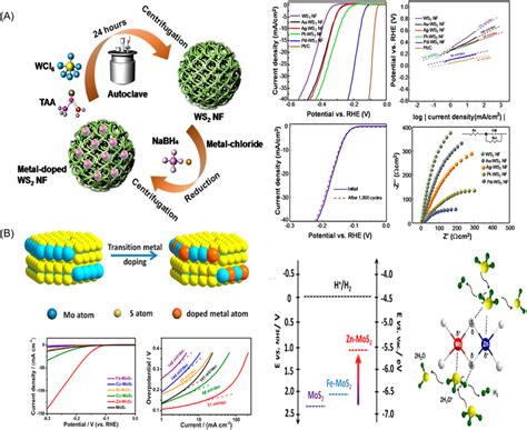 A Doping Different Metals On Ws2 Reproduced With Permission From