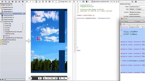 Flappy Birds Xcode Tutorials Quick And Easy Youtube