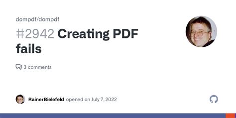 Creating Pdf Fails · Issue 2942 · Dompdfdompdf · Github