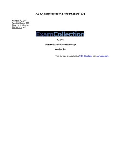az 304 version 4 0 pdf active directory microsoft azure