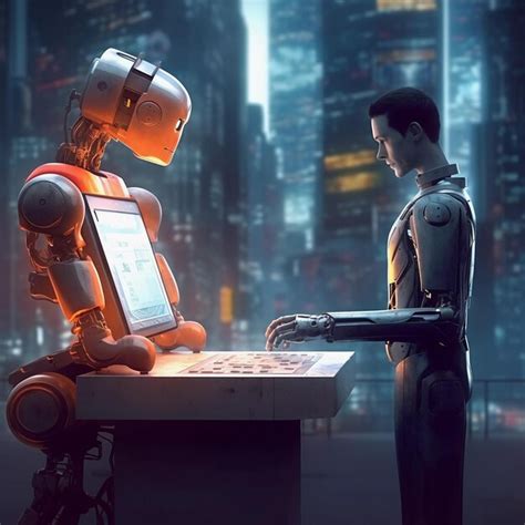 Premium Ai Image Unlocking The Future The Language Of Robot Communication