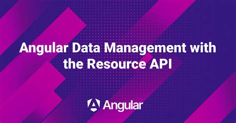 Angular Data Management With The Resource Api By Hamdi Hmidi Mar