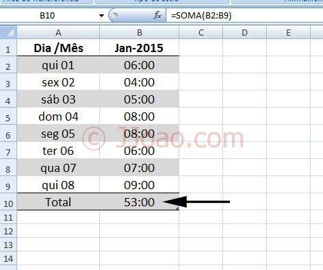 Somar Horas E Minutos No Excel Jjoao Com